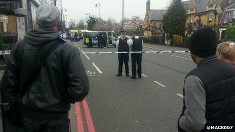 Woman dies after Tottenham street stabbing - BBC News