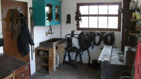 Beamish Museum recreates pit pony stable block - BBC News