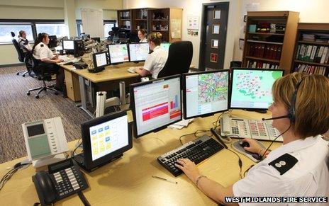 West Midlands and Staffordshire fire services to share 999 calls - BBC News