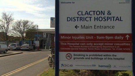 Protests over maternity service cuts in Harwich and Clacton - BBC News