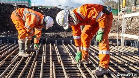 Borders to Edinburgh railway: 'Crucial' Galashiels bridge works start ...