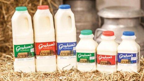 Graham's Dairy takes over Mitchells' milk deliveries - BBC News
