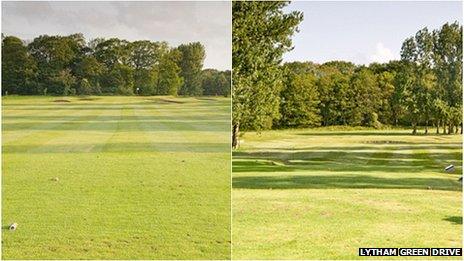 Golfer 'shocked' by two holes-in-one at Lytham Green Drive - BBC News