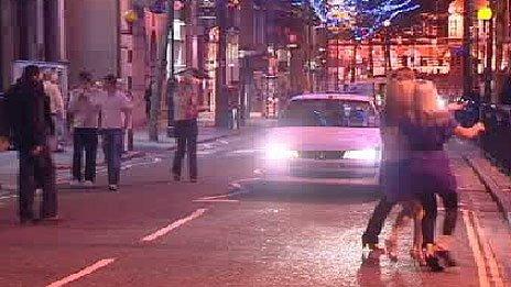 Swansea's Wind Street - medieval style - BBC News