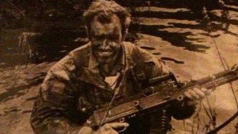 March Falklands soldier Stewart McLaughlin's bravery - BBC News