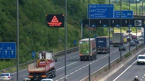M4 relief road for Newport challenged in court - BBC News