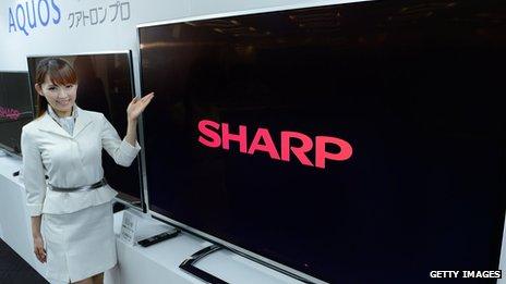 Sharp posts a 55% rise in operating profit - BBC News