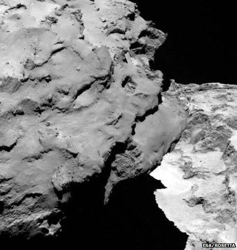 Rosetta captures high resolution images of comet 67P - BBC News
