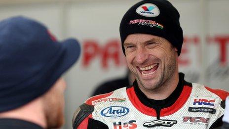 Bruce Anstey tops Michael Dunlop Classic TT F1 lap speed - BBC Sport