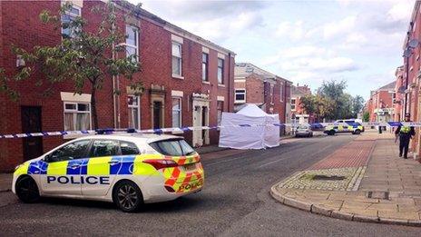Preston stabbing: Three accused of Jonjo Highton murder - BBC News