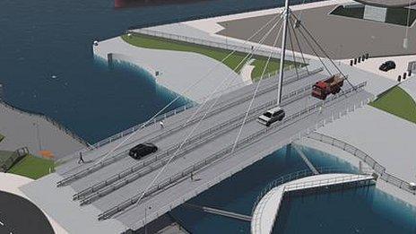 Middlehaven regeneration: Swing bridge plans unveiled - BBC News