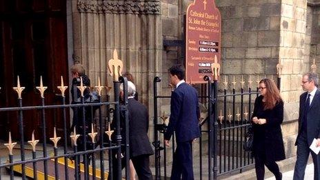 Labour MP Jim Dobbin's funeral takes place in Salford - BBC News
