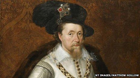 Gunpowder Plot 'witchmarks' found at Knole - BBC News