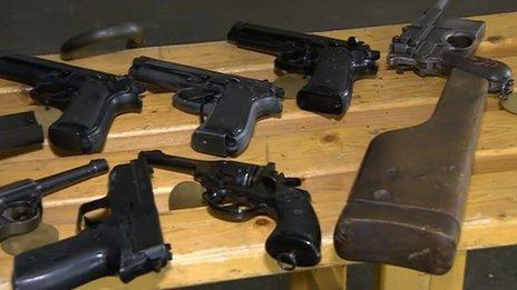 Cumbria firearms amnesty nets 130 weapons - BBC News