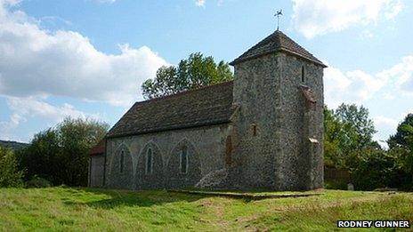 Sussex restored Anglo Saxon church St Botolph's reopens - BBC News