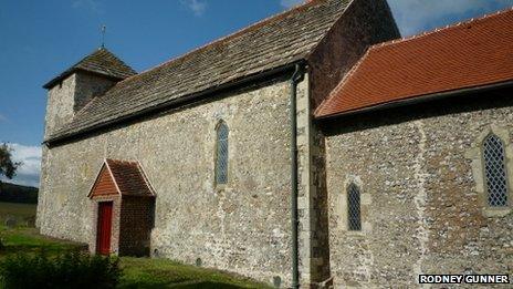 Sussex restored Anglo Saxon church St Botolph's reopens - BBC News