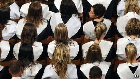 UK graduate recruitment prospects 'at 10-year high' - BBC News