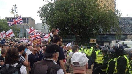 Fifty sentenced for Birmingham EDL protest violence - BBC News