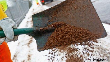 Ice alert as temperature dips to -8C in Wales - BBC News