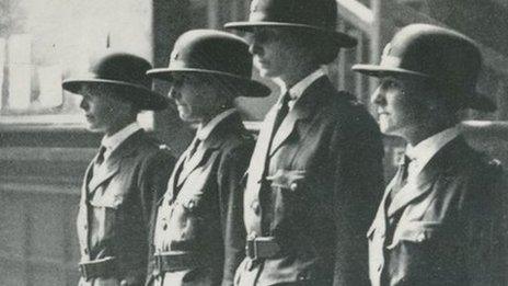 Cumbria Police appeal uncovers force's first female officers - BBC News