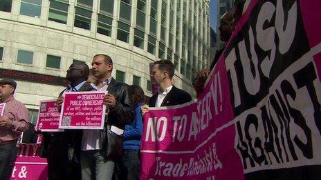 Local elections: Build opposition to cuts, say TUSC - BBC News