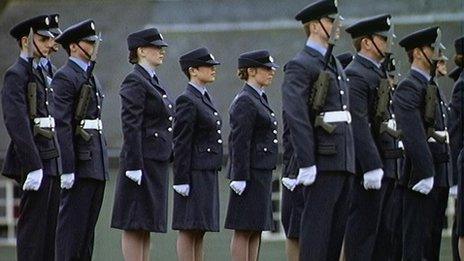 Female RAF recruits paid compensation for marching injuries - BBC News
