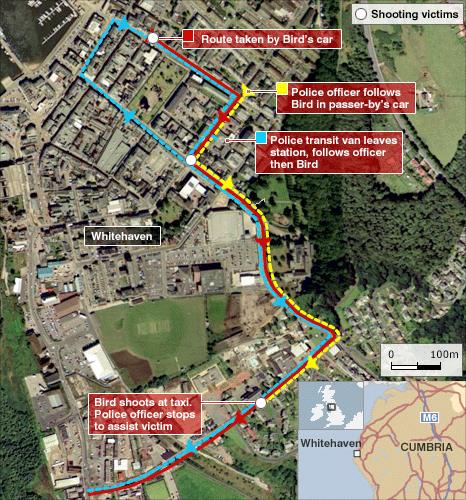 Cumbria shootings: Police saw killer on rampage - BBC News