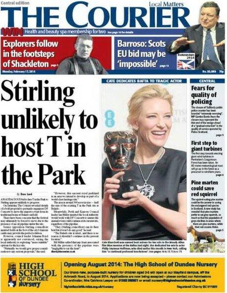 The front pages of Scotland's newspapers - BBC News