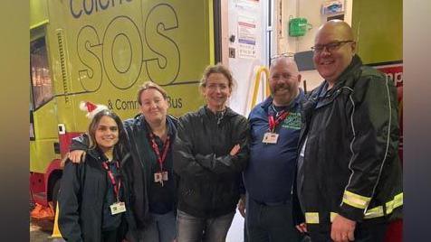 Essex gets new SOS bus to continue helping people with addition - BBC News