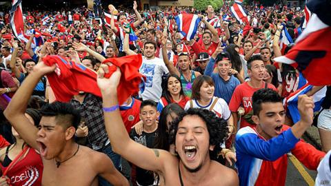Costa Rica celebra como si hubiera ganado el Mundial - BBC News Mundo