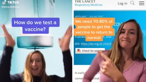 Vaccine doctors on TikTok: 'Come for the fun, stay for the science'