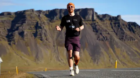 Dorset man finishes 'surreal' Iceland run for cancer charity