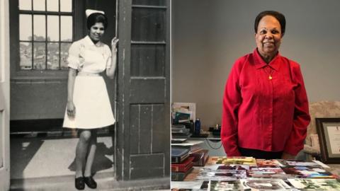 NHS 75: Windrush nurse's 50 years of the NHS in Shropshire - BBC News