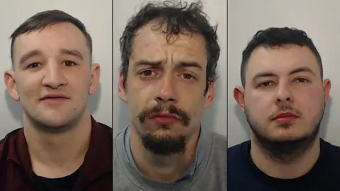 Three men jailed after shooting boy on motorbike in Salford