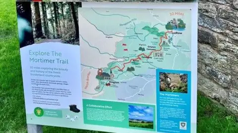 Mortimer Trail: long-distance path improved by 'trailblazers'