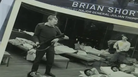 Falklands War: Autographed menu helps historian trace veterans