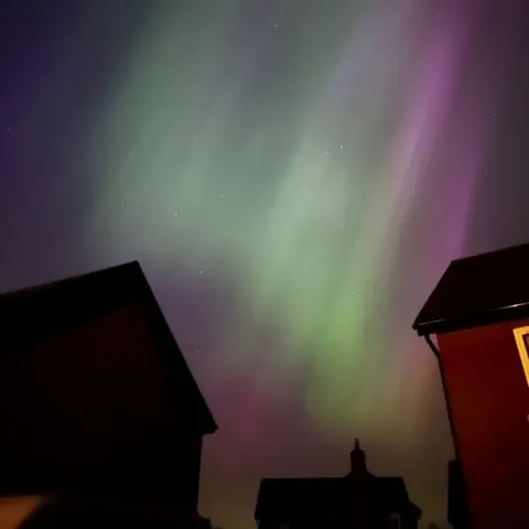 Rare appearance for Northern Lights in West Midlands
