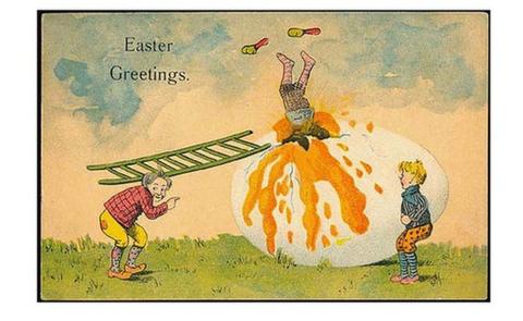 The odd world of Victorian Easter cards - BBC News