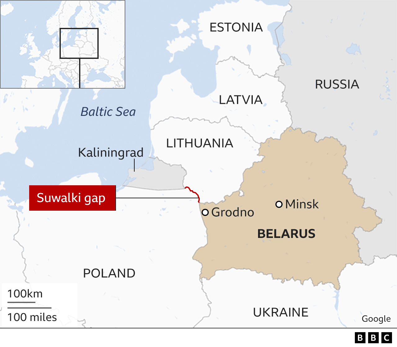 Why are tensions mounting on the Belarus-Poland border? - BBC News