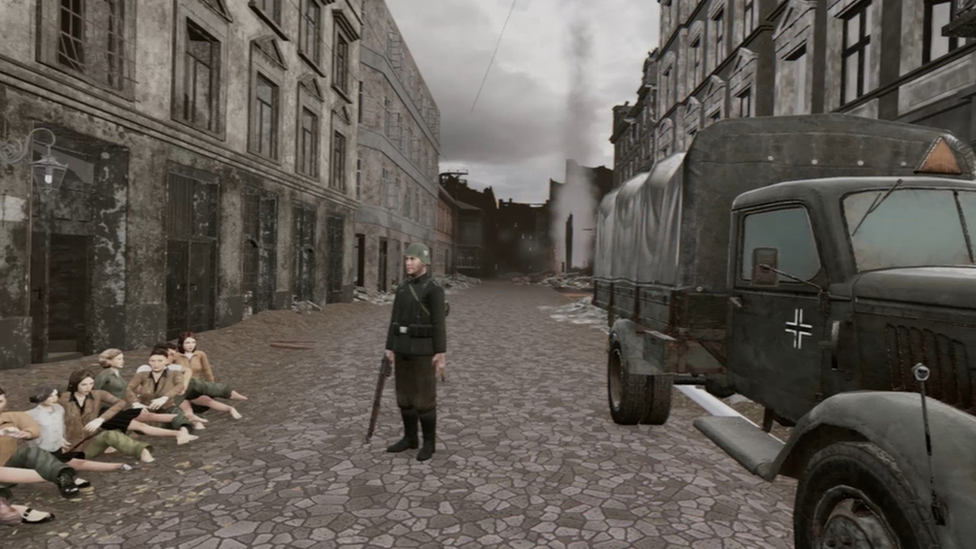 Virtual reality Holocaust: WW2 survivor 'impressed' by recreation - BBC ...