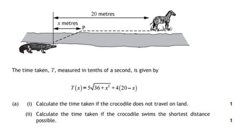 Crocodile maths question 'was challenging' - BBC News