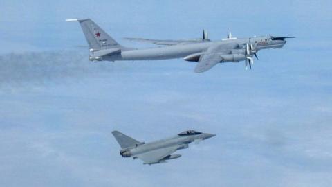 RAF Lossiemouth fighters intercept Russian bombers north of Shetland ...