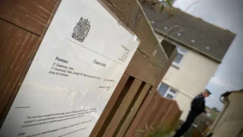 Anti-social behaviour house closed down in Hayle
