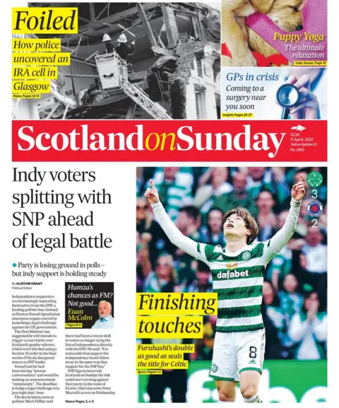 Scotland's papers: Sturgeon's tough week and Murrell motorhome seized