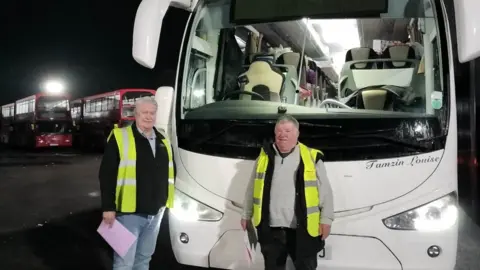 Coach drivers in Christmas aid mission to Ukraine