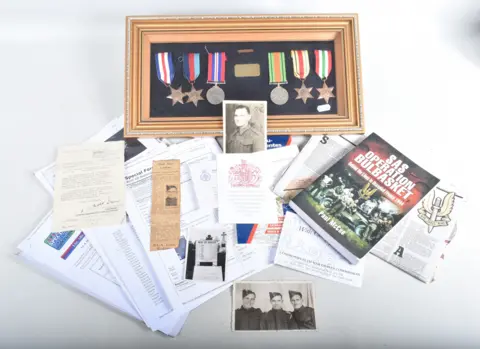 SAS soldier's medals from WW2 to be auctioned