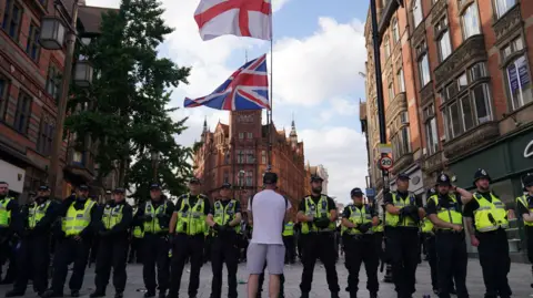 Police charge eight people after Nottingham city centre protest