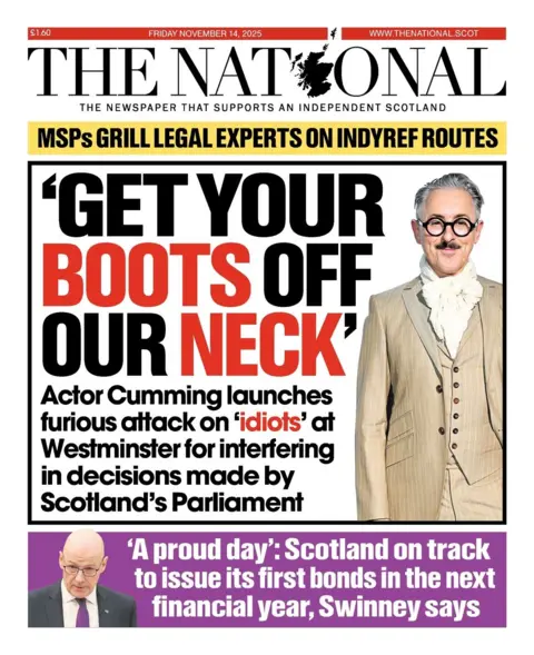 Scotland's papers: Gangland 'execution' and spike in flu cases