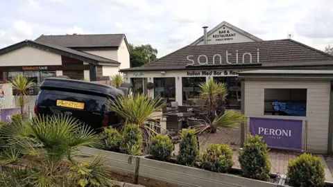 Car flips on to roof after crash with lorry in Ravenshead