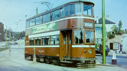 Restored Leeds tram on the move again after 67 years